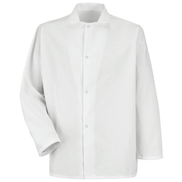 Gripper-Front Short Butcher Coat - Maple Shield Uniforms