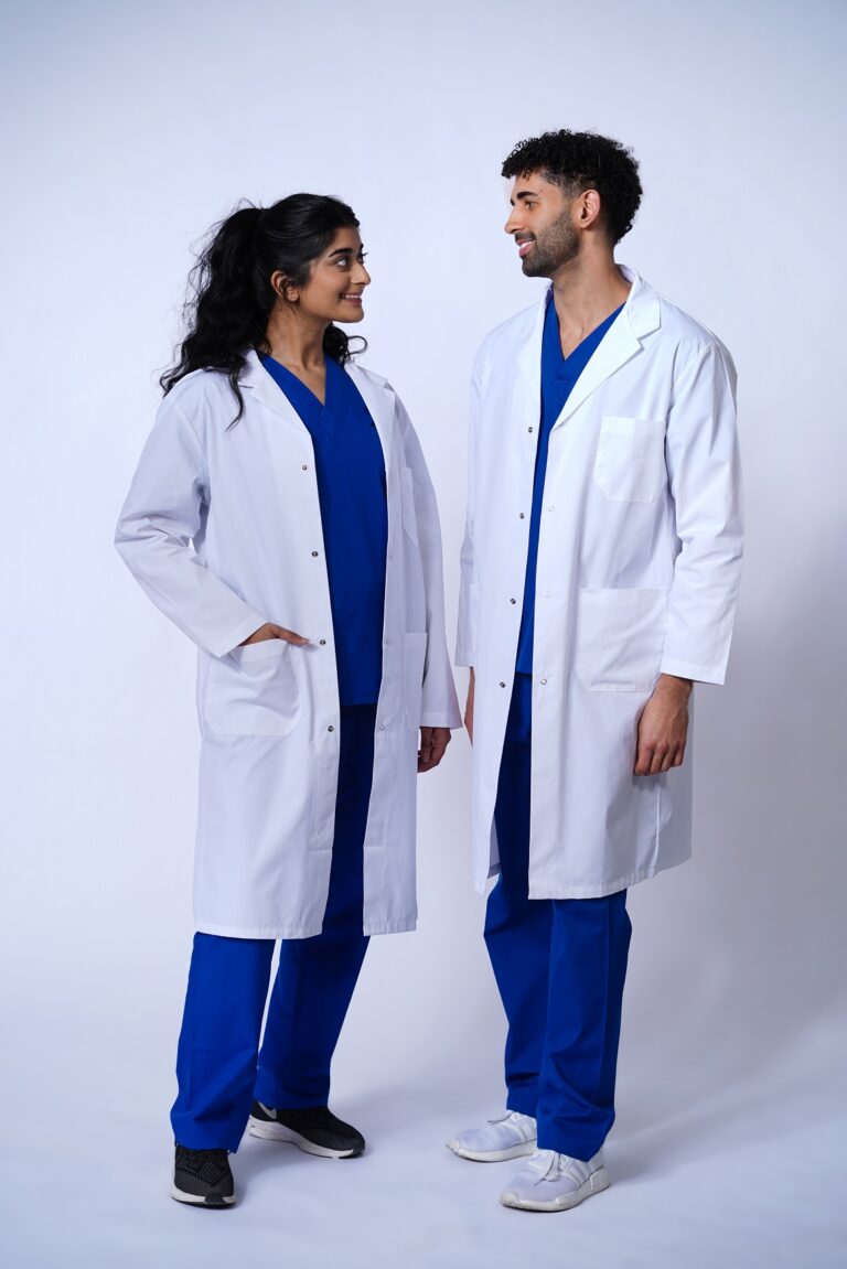 Unisex Lab Coats with Snaps / Buttons - Maple Shield Uniforms