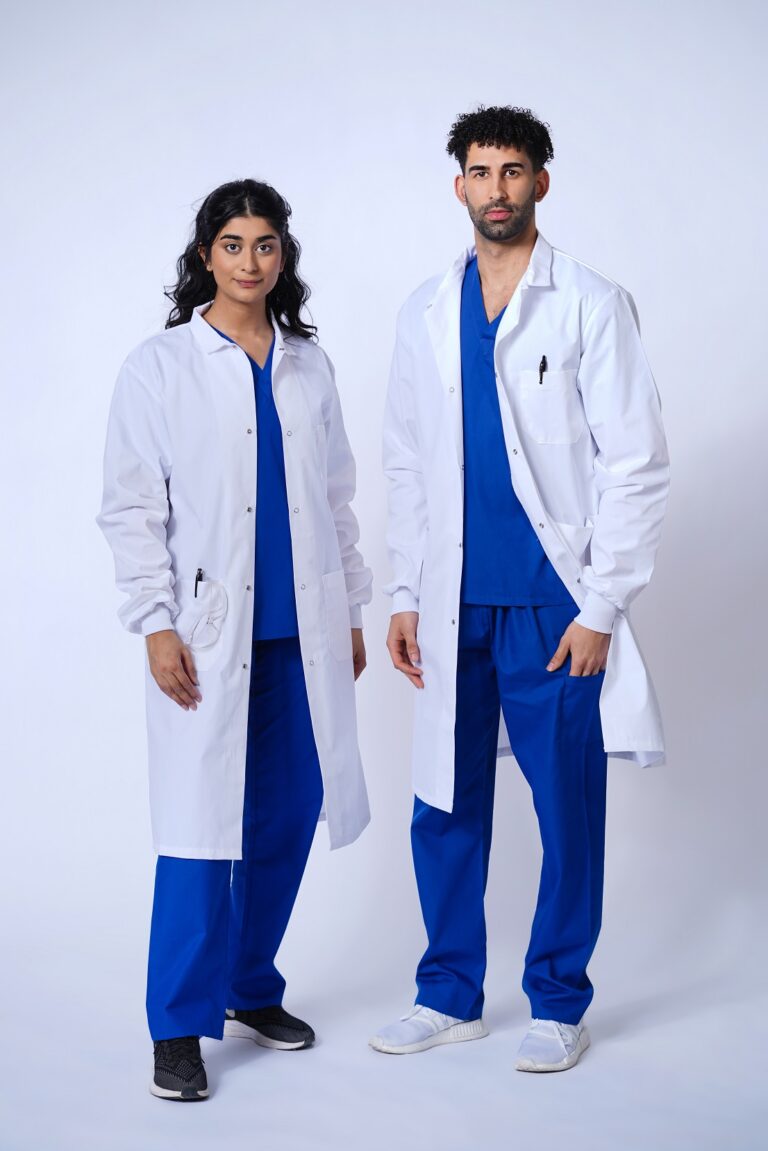 Unisex Lab Coats with Snaps / Buttons - Maple Shield Uniforms